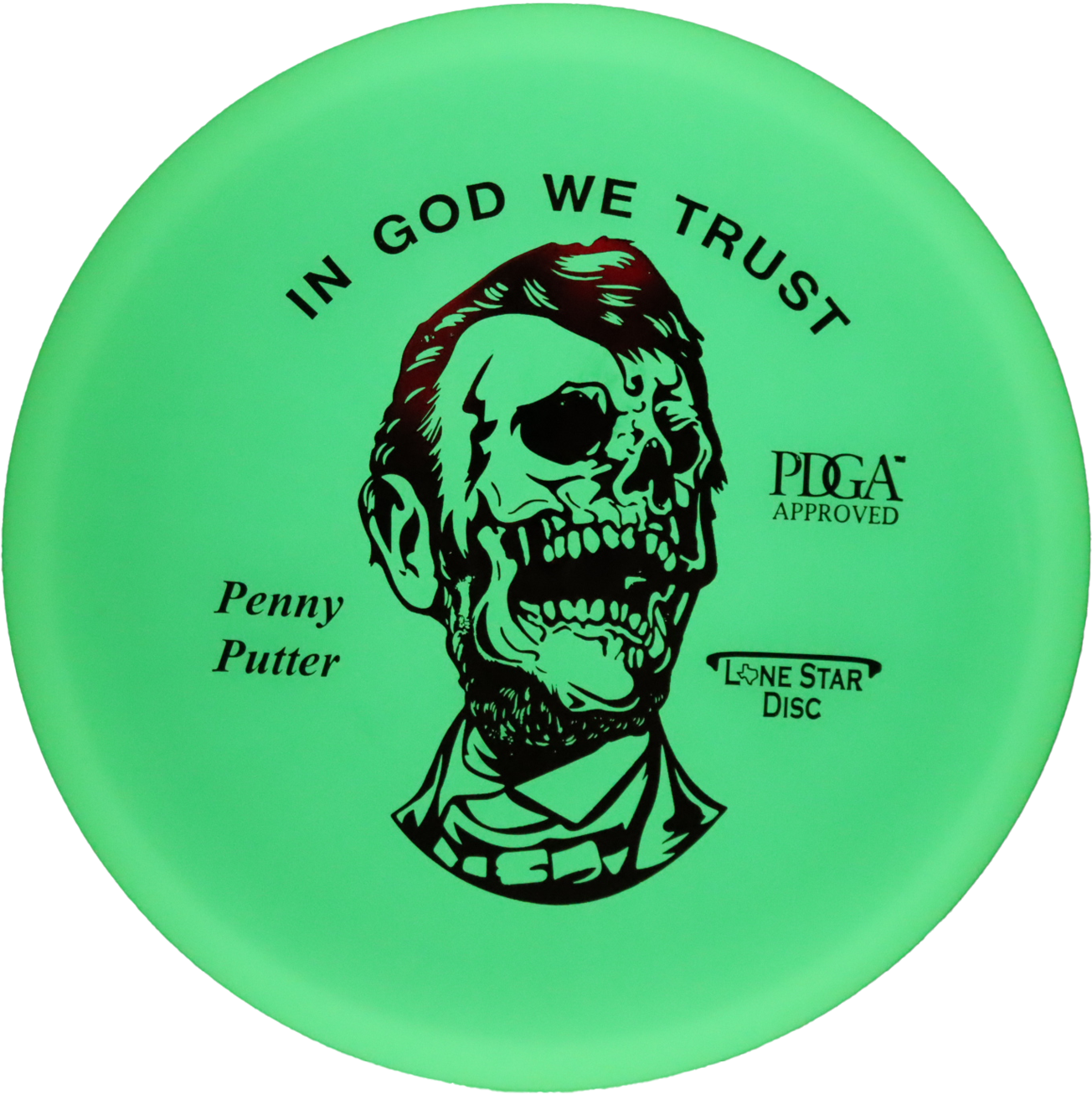 Halloween Edition - Zombie Abe - Glow Penny Putter 3 /4/0/2 – Lone Star ...